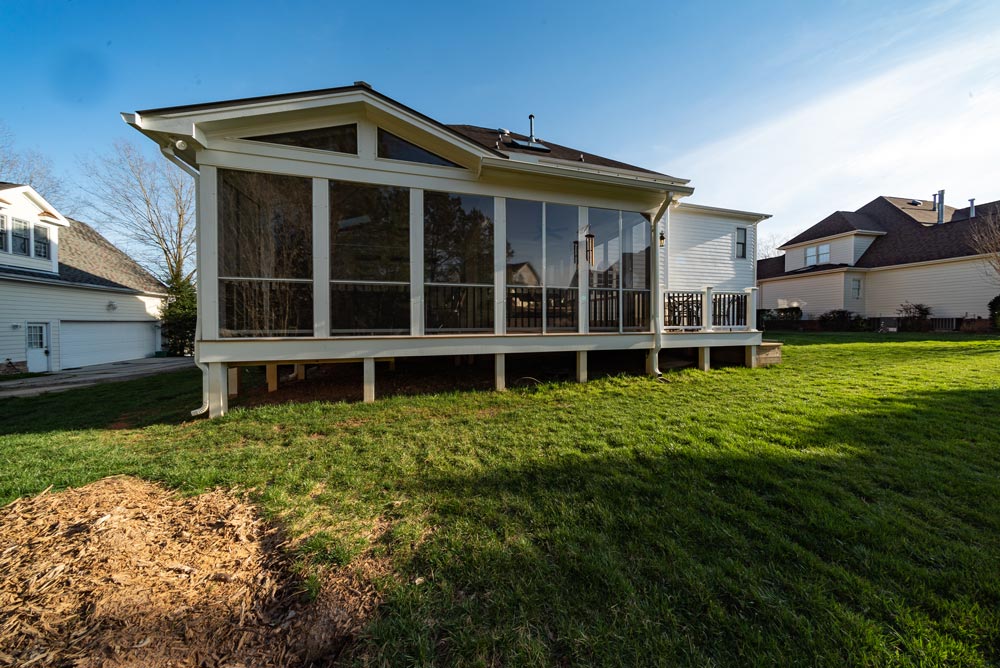 Striking Screened Porch Addition | Sigmon Construction
