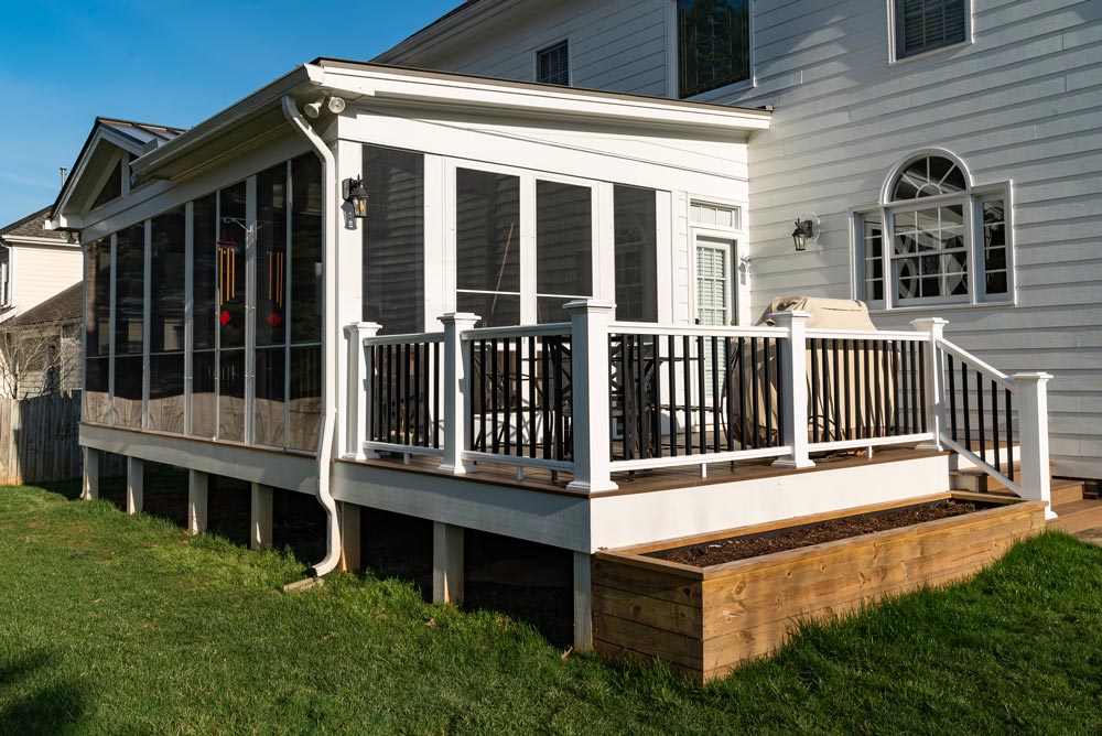 Striking Screened Porch Addition | Sigmon Construction