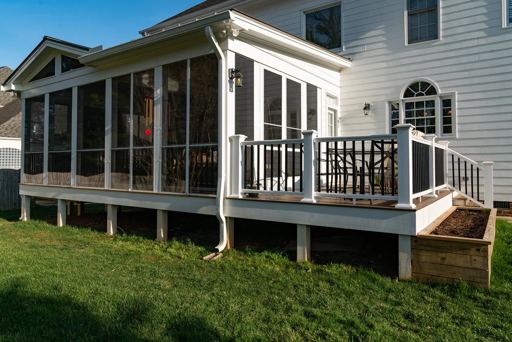 Striking Screened Porch Addition | Sigmon Construction
